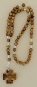 Chapelet olivier avec croix scoute | Boutique en ligne Le Barroux
